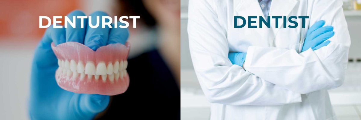 The Difference Between A Denturist and a Dentist